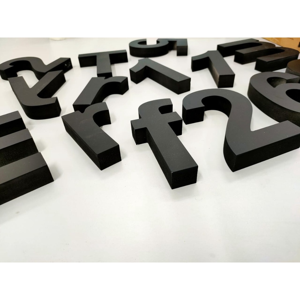 Custom 3D Wording/Font/ Alphabet Letter and number | Foamex PVC Board ...