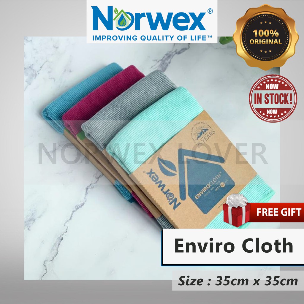🛍30% CRAZY SALES🌸Norwex Enviro Cloth Original Microfiber Kain ...
