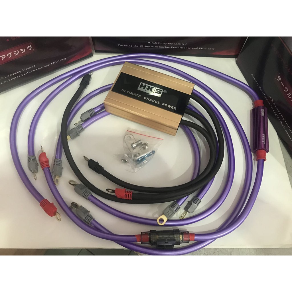 HKS Power charger Big include HKS Grounding Nano Set Fuel Saver Pick Up ...