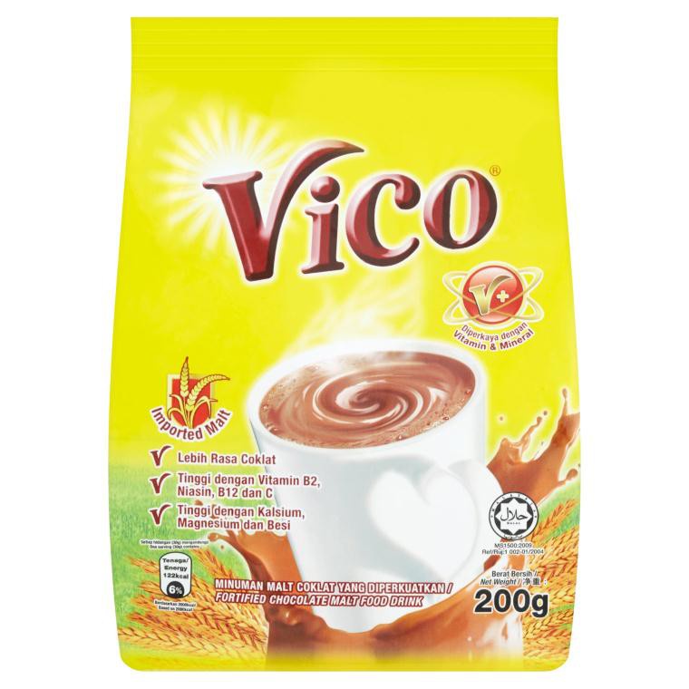 Vico Chocolate Malt Drink Pouch (200gm/400gm/900gm) | Shopee Malaysia