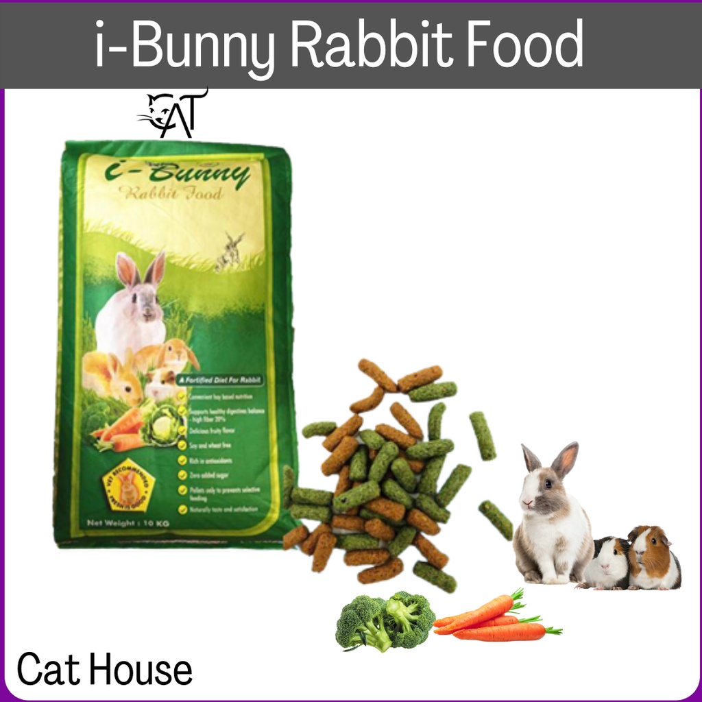 ibunny rabbit food REPACK 1kg / hamster food 1kg | Shopee Malaysia