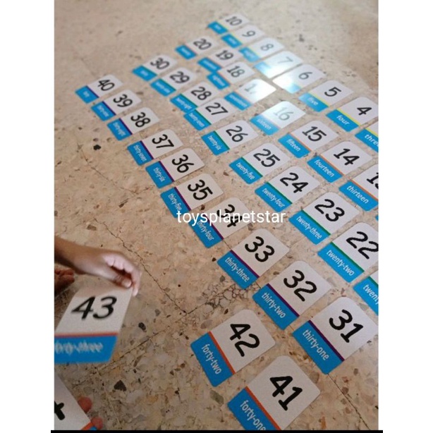 FLASHCARD number/ nombor 1-100 kid learning | Shopee Malaysia