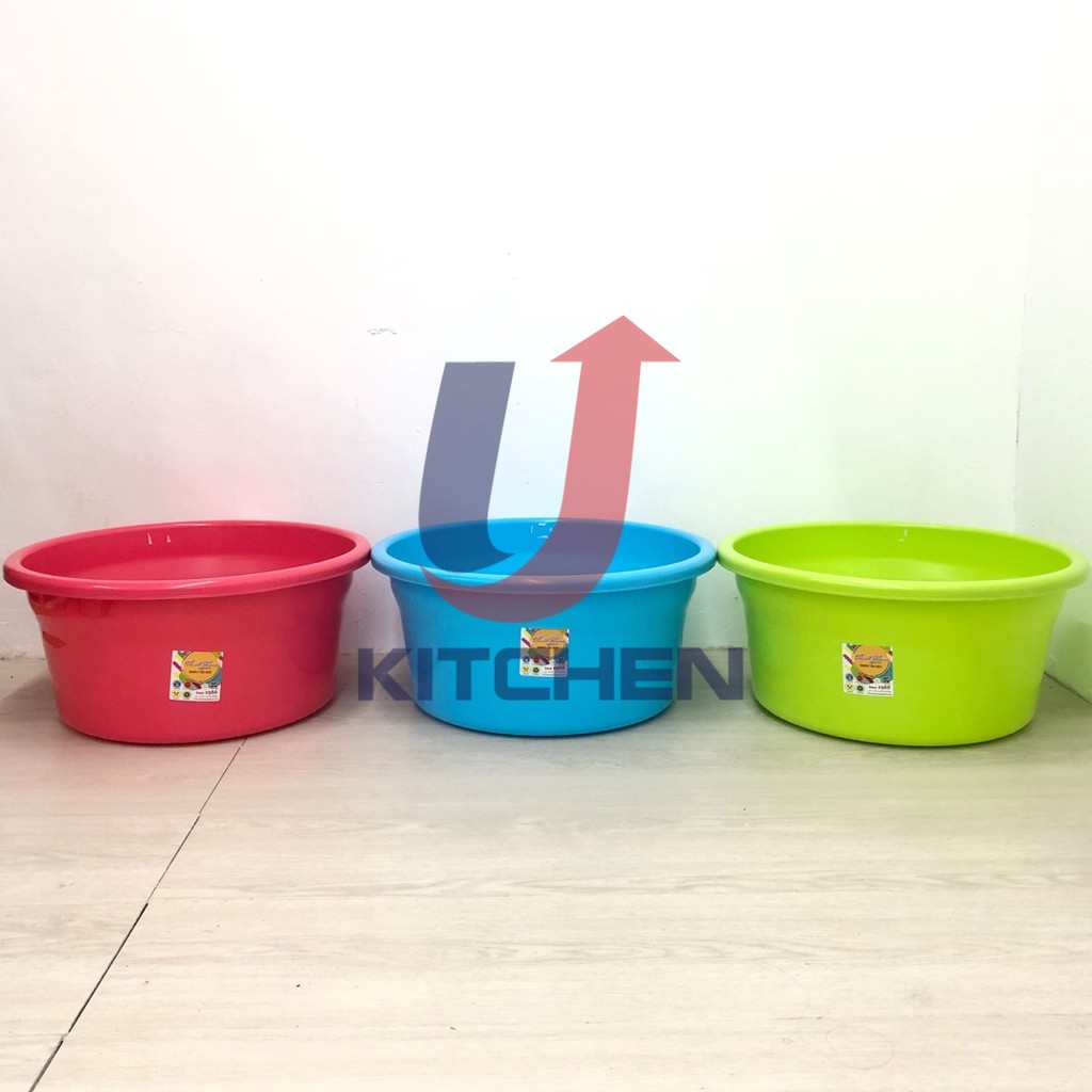Bestware Round Plastic Wash Deep Basin / Basin Cuci Pinggan / Baldi ...