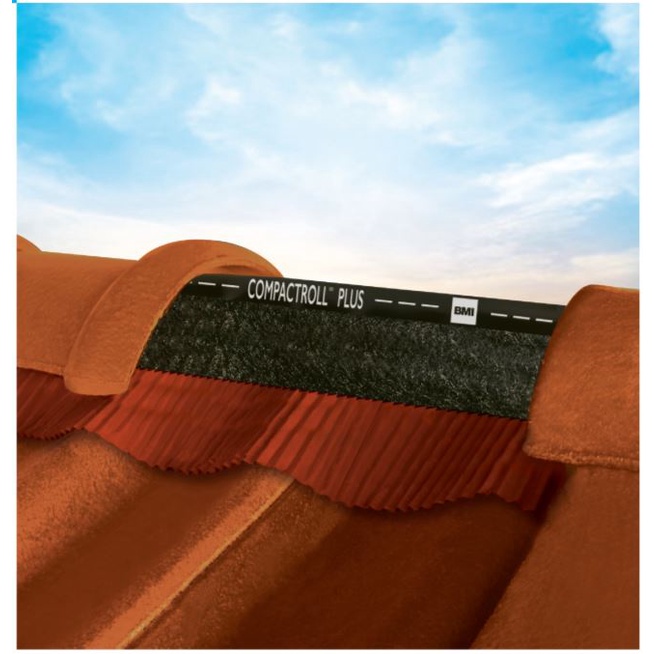 BMI MONIER CompactRoll Plus Compact Roll Ridge And Hips Leak-Proof ...