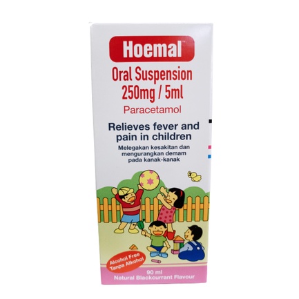 Hoemal Paracetamol Oral Suspension 250mg/5ml 90ML | Exp 2025 ...