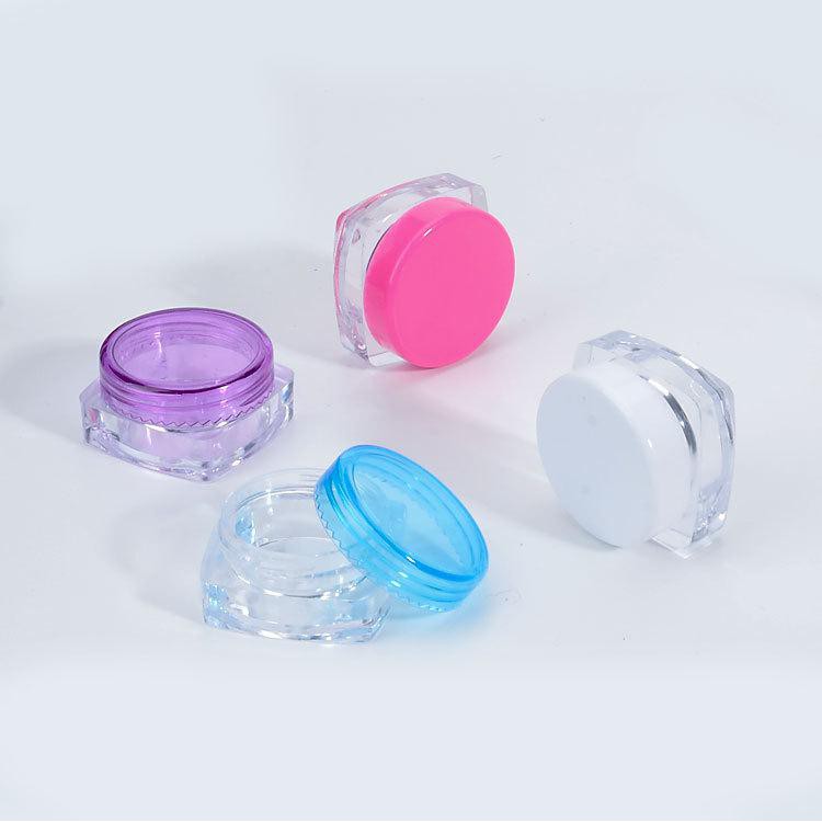 3g 5g 10g 20g 30g Cosmetic small container Square round bottom skincare ...