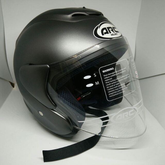 ARC RITZ HELMET ( MATT GREY) | Shopee Malaysia