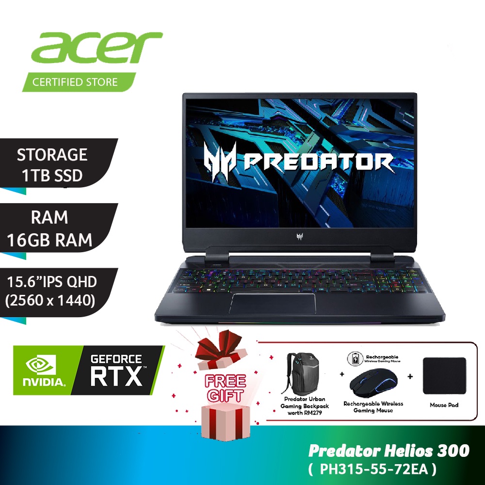Acer Predator Helios 300 PH317-54 Price in Malaysia & Specs - RM7999 ...