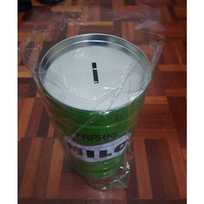 milo tin tabung besi coin box bekas simpan duit | Shopee Malaysia