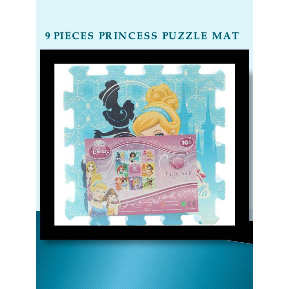 (ESA) 9 PIECES DISNEY PRINCESS PUZZLE FOAM MAT | Shopee Malaysia