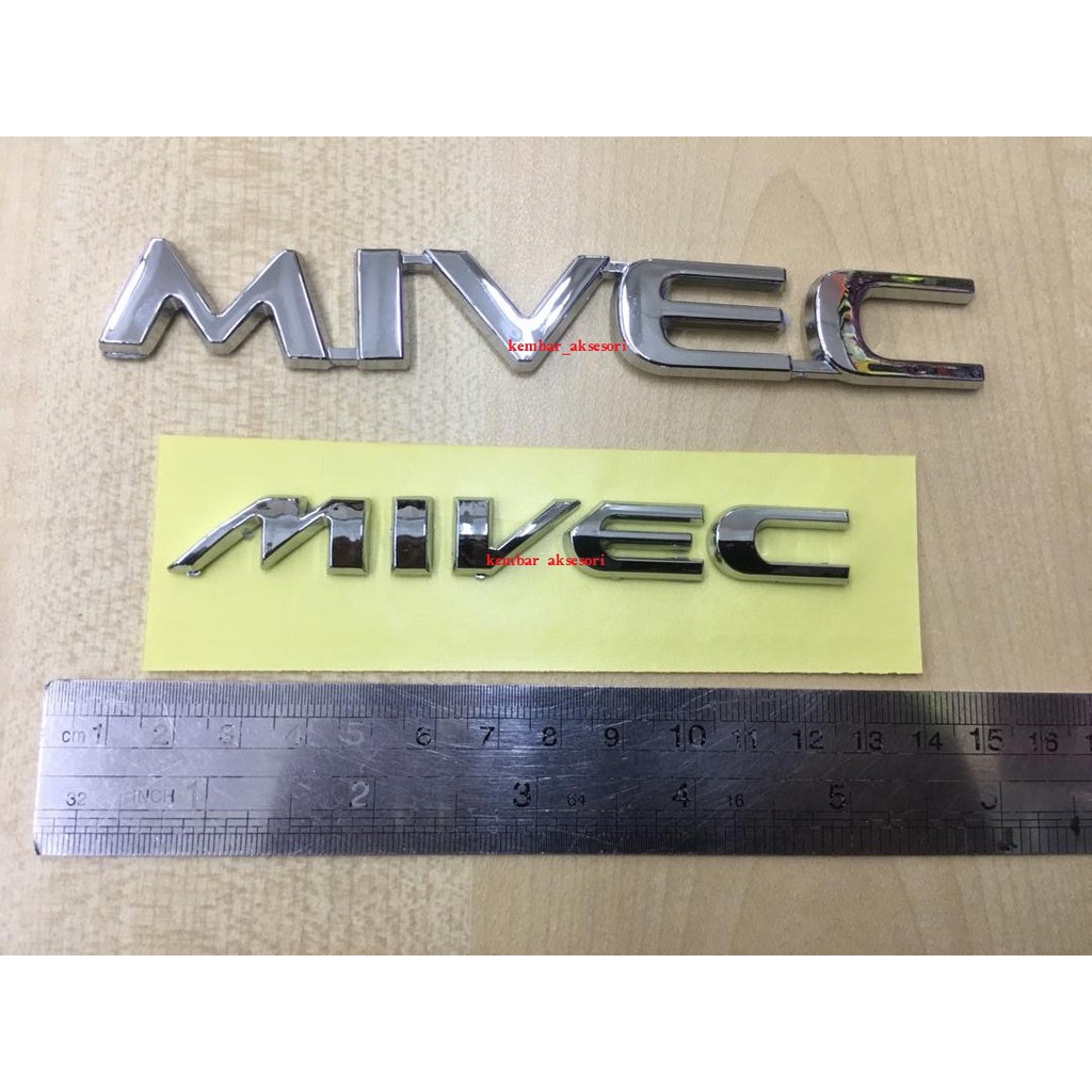 EMBLEM LOGO MITSUBISHI MIVEC | Shopee Malaysia