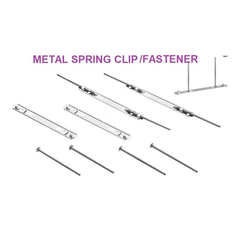 Metal Spring Clip, Metal Paper Fastener / Klip Pegas Pengencang Kertas ...