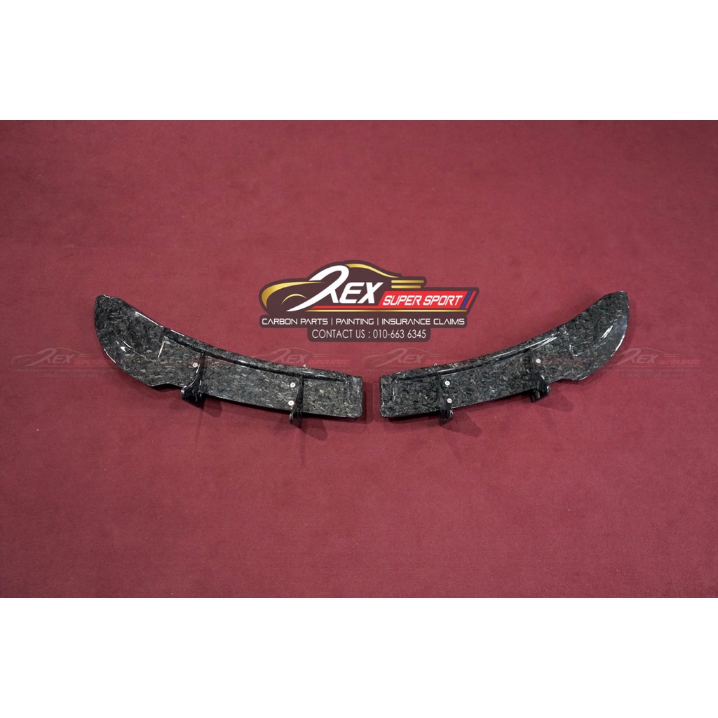 VW Volkswagen Golf MK6 R Rear Diffuser Maxton Forged Carbon Fiber ...