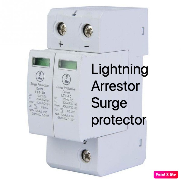 2P Solar Power DC Surge Protective Device DC Photovoltaic Lightning ...