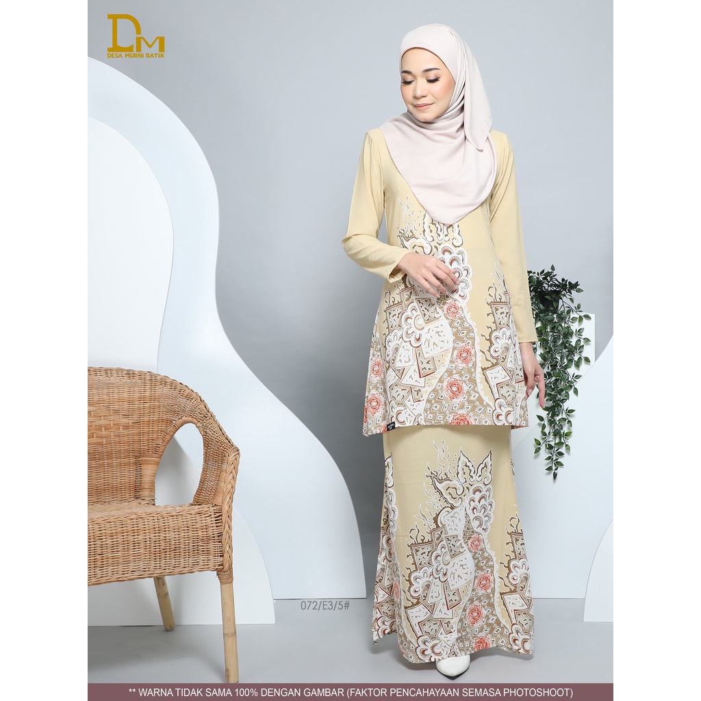 Kurung Batik Alana Desa Murni Batik Terengganu Original | Shopee Malaysia