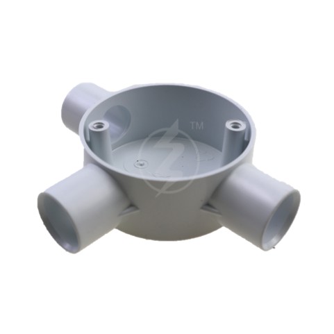 3/4" 20mm / 1" 25mm PVC Conduit Fitting 3 Way Box/ T-Box | Shopee Malaysia