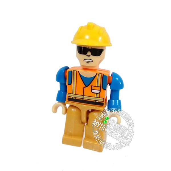 TRANSFORMERS Construction Worker Mini Figure (Orange) | Shopee Malaysia