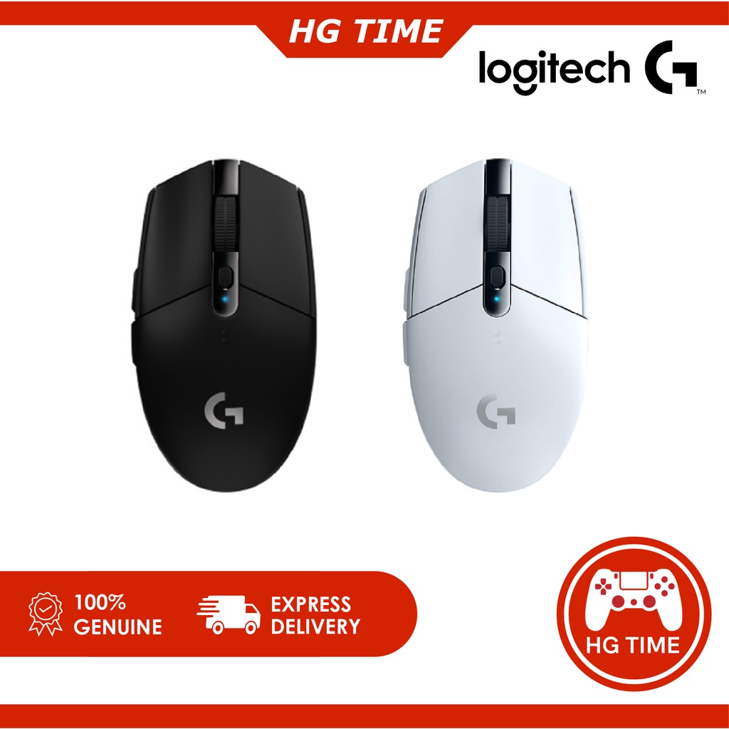 Logitech Lightspeed Wireless Gaming Mouse - White/Black G304 | Shopee ...