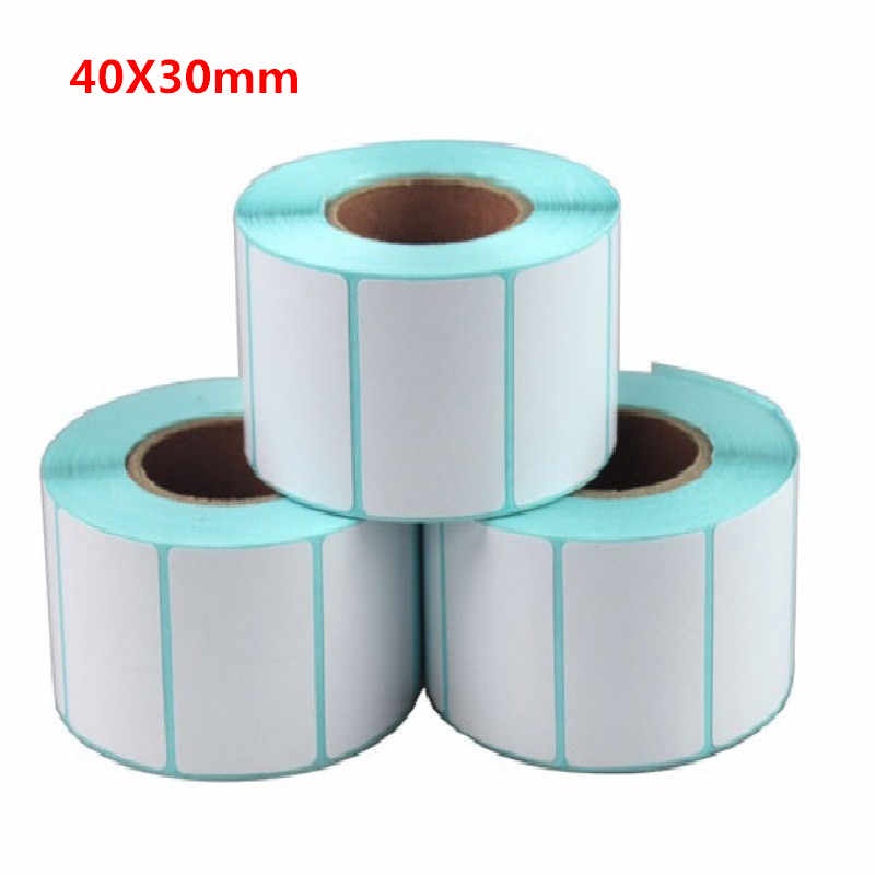 Thermal Barcode Label Sticker 40mm x 30mm (500pcs) (1roll) | Shopee ...