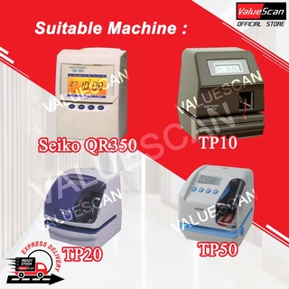 Time Stamping Machine Ribbon- Seiko QR350 / Seiko TP10 / Seiko TP20 ...