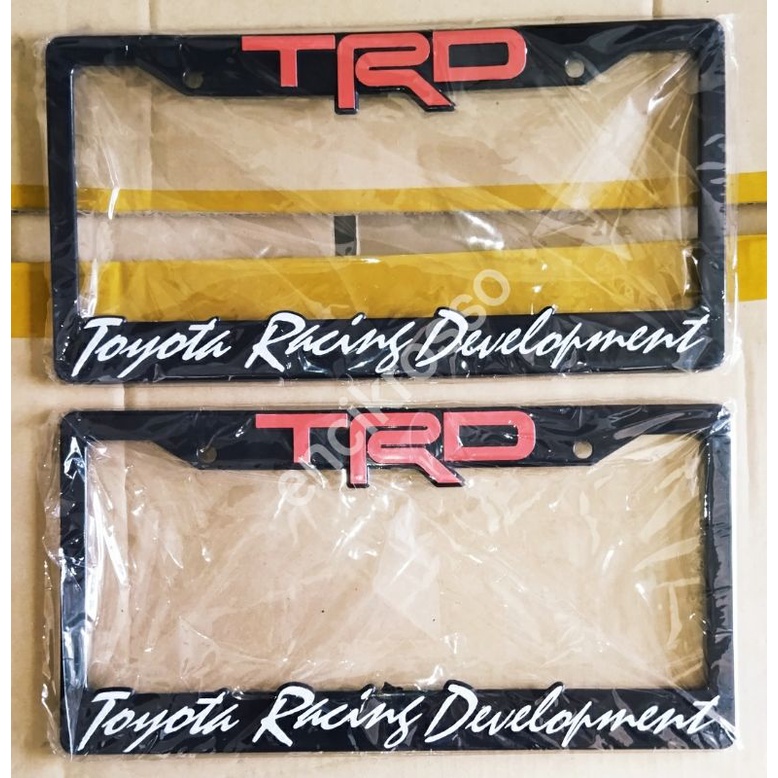 Toyota TRD frame plate JDM Japan | Shopee Malaysia