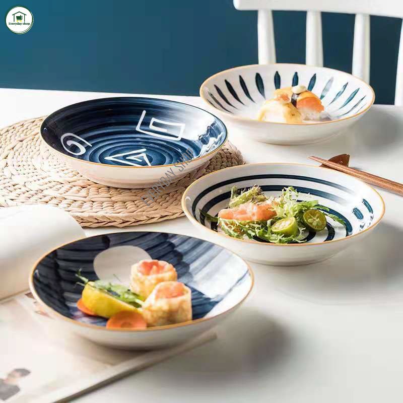 Japanese Style Creative Ceramic Plate Western Food Plate 8 inch ...