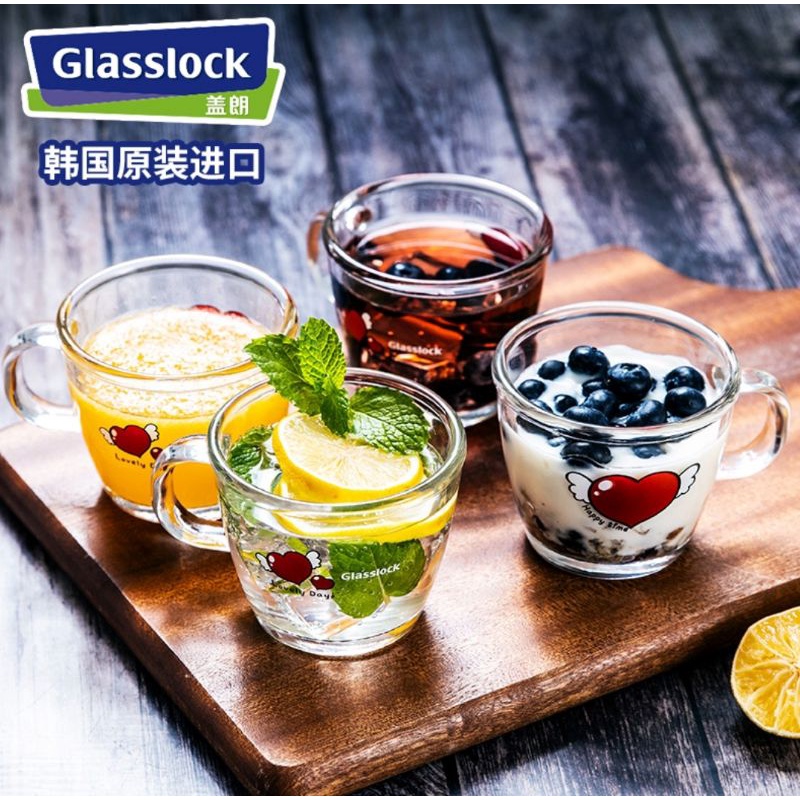 (Ready Stock) Origin Korea 4pcs GLASSLOCK mini glass mug | Shopee Malaysia