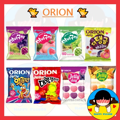 ORION Sweet Jelly Series Korean Snack Food / My Gummy / Jelly Worms ...