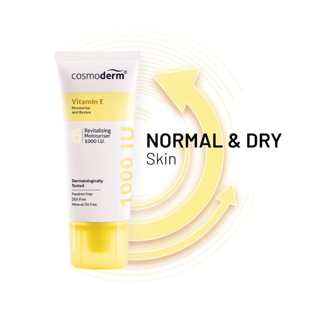 COSMODERM Vitamin E Cream 1000 I.U. with Roseship Oil 50ml | Shopee ...