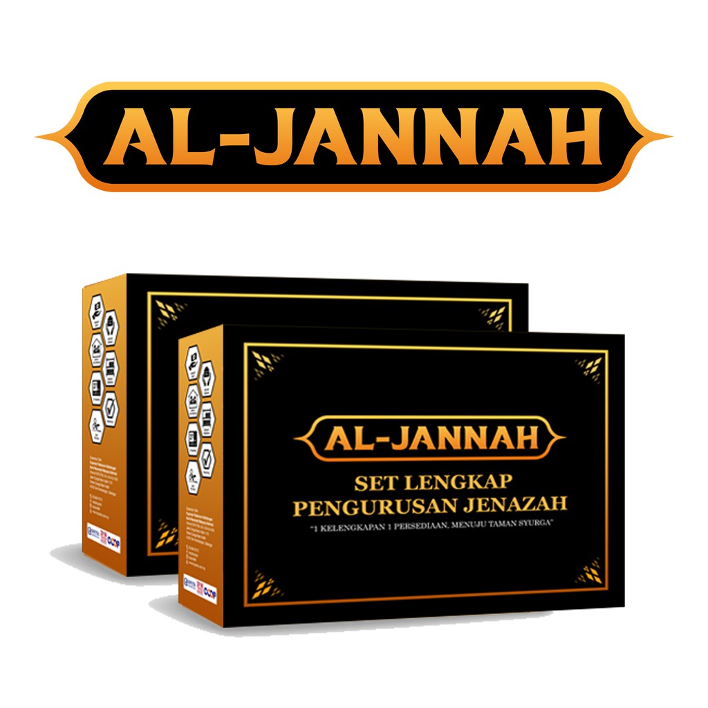 Set Kain Kafan Lengkap Pengurusan Jenazah Al-Jannah Sesuai Untuk Lelaki ...