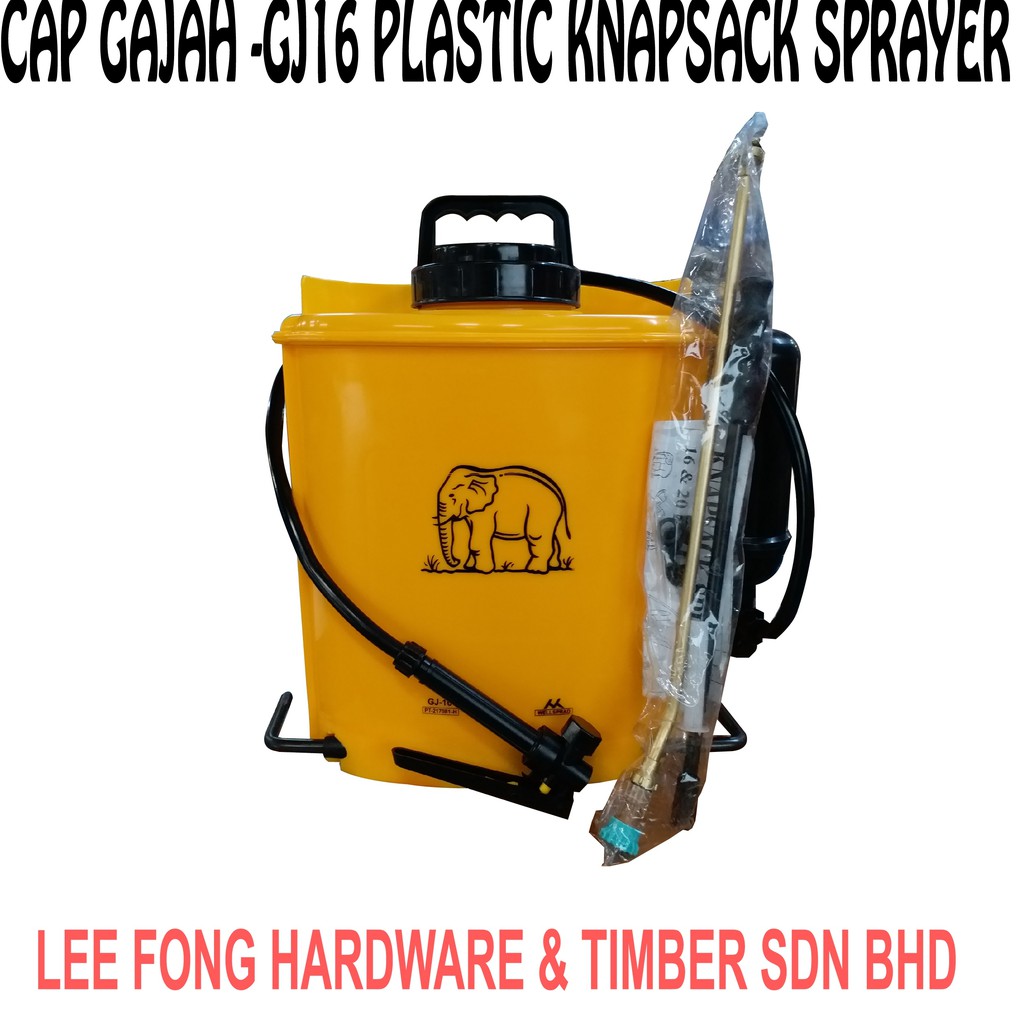 CAP GAJAH PLASTIC KNAPSACK SPRAYER 16 LITER GJ-16 | Shopee Malaysia