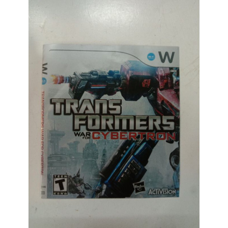 WII Game Transformers War For Cybertron Gold DVD (Mod) | Shopee Malaysia