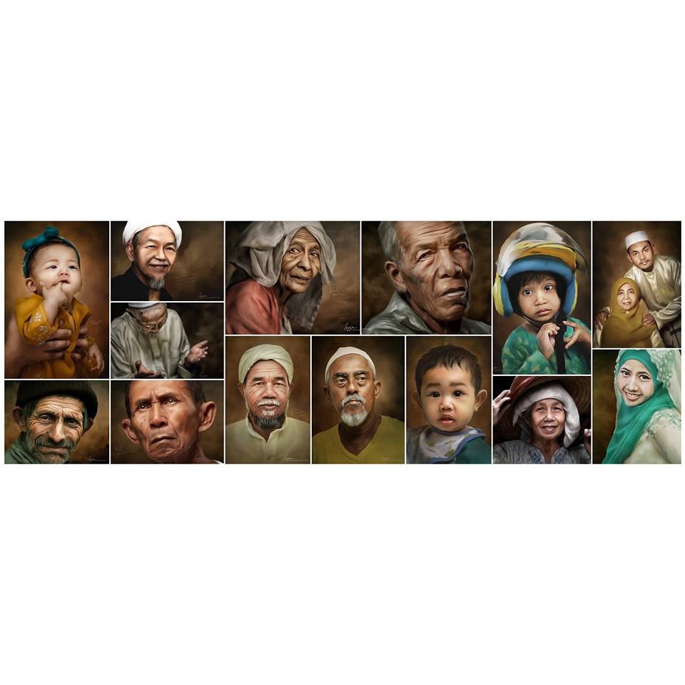 Digital Potret Saiz A3 | Shopee Malaysia