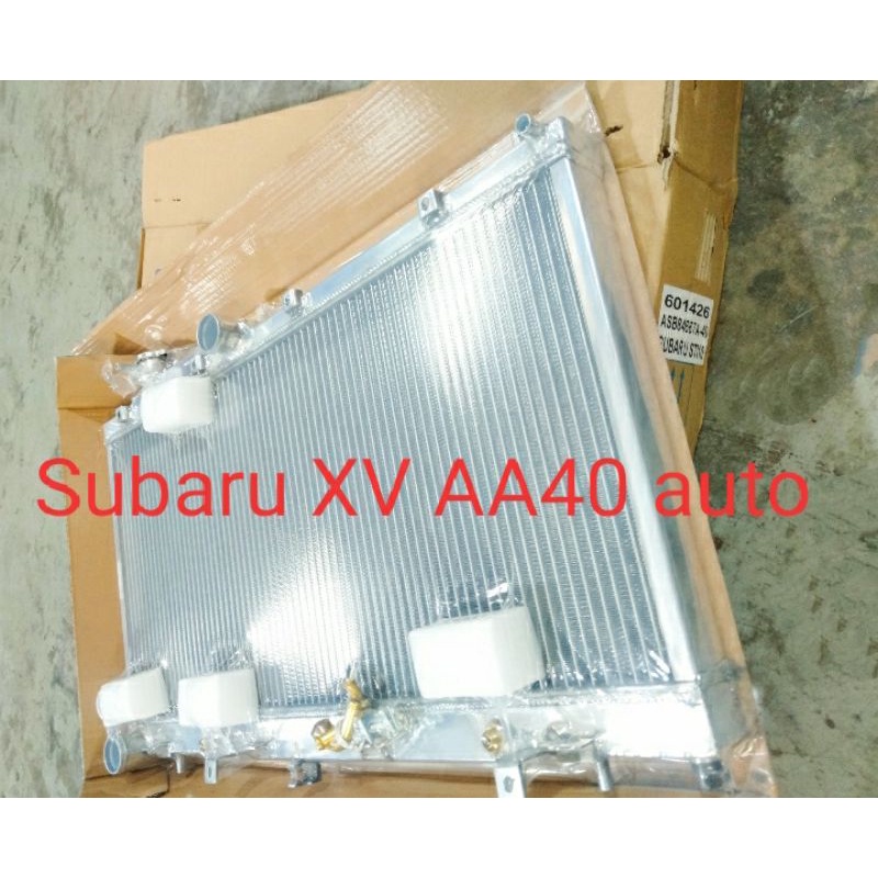 Subaru XV Forester Sti10 2013 2017 auto radiator double layers polished ...