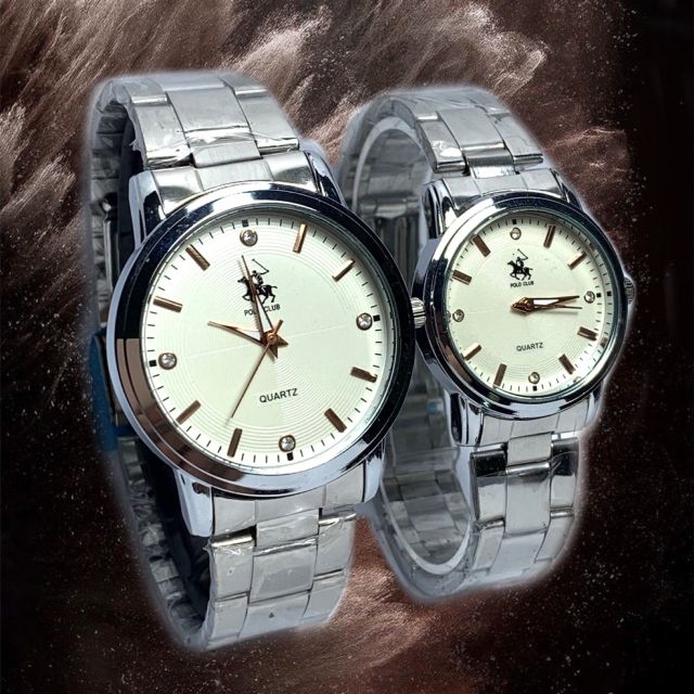 Jam Polo Club Couple Set analog | Shopee Malaysia