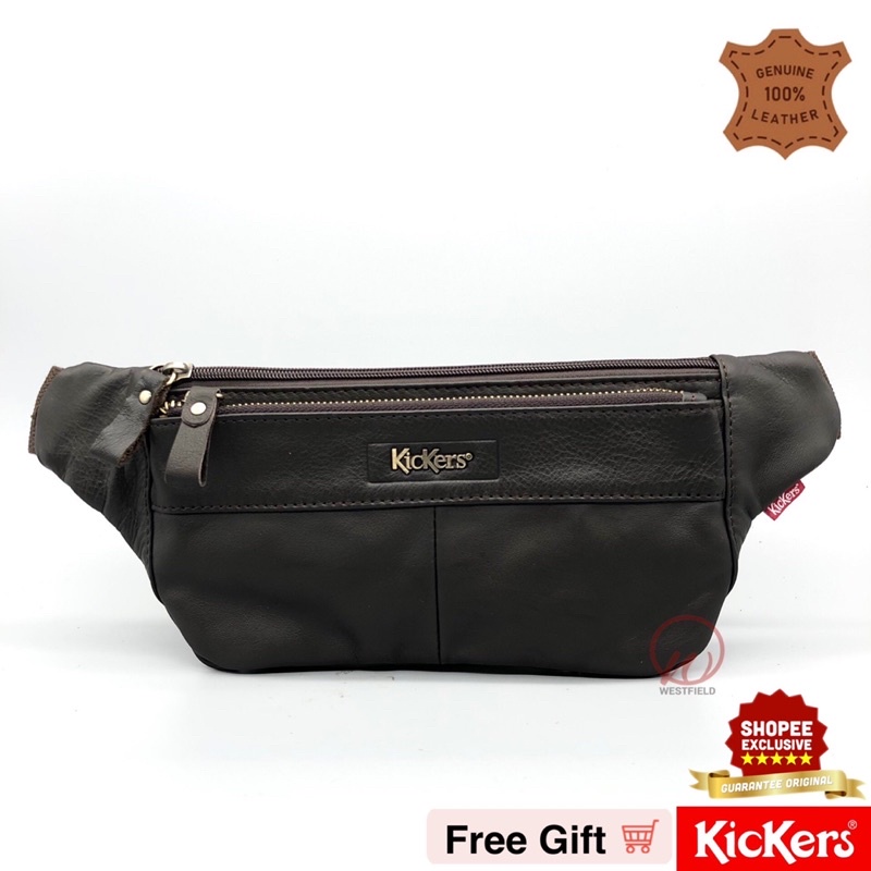 KICKERS PREMIUM LEATHER THIN POUCH BAG ( KIC-W 78665 ) | Shopee Malaysia