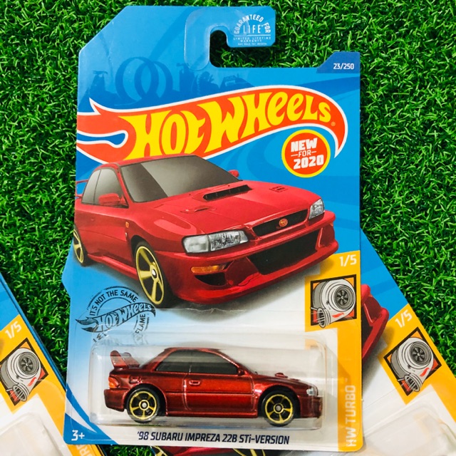 Hot Wheels Subaru Impreza 22b Sti Version Red Us Card Shopee Malaysia