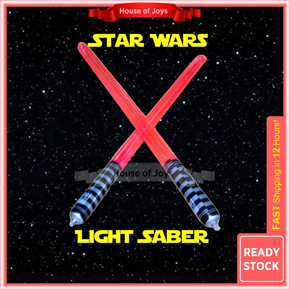 [Ready Stock] Starwars Light saber PVC balloon. Safe and strong ...