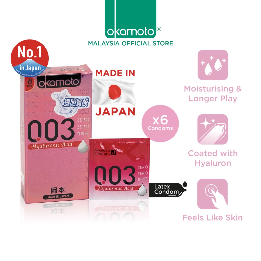 Okamoto 0.03 Hyaluronic Acid (6s) | Shopee Malaysia