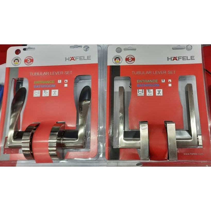 HAFELE TUBULAR LEVER LOCK SET | Shopee Malaysia