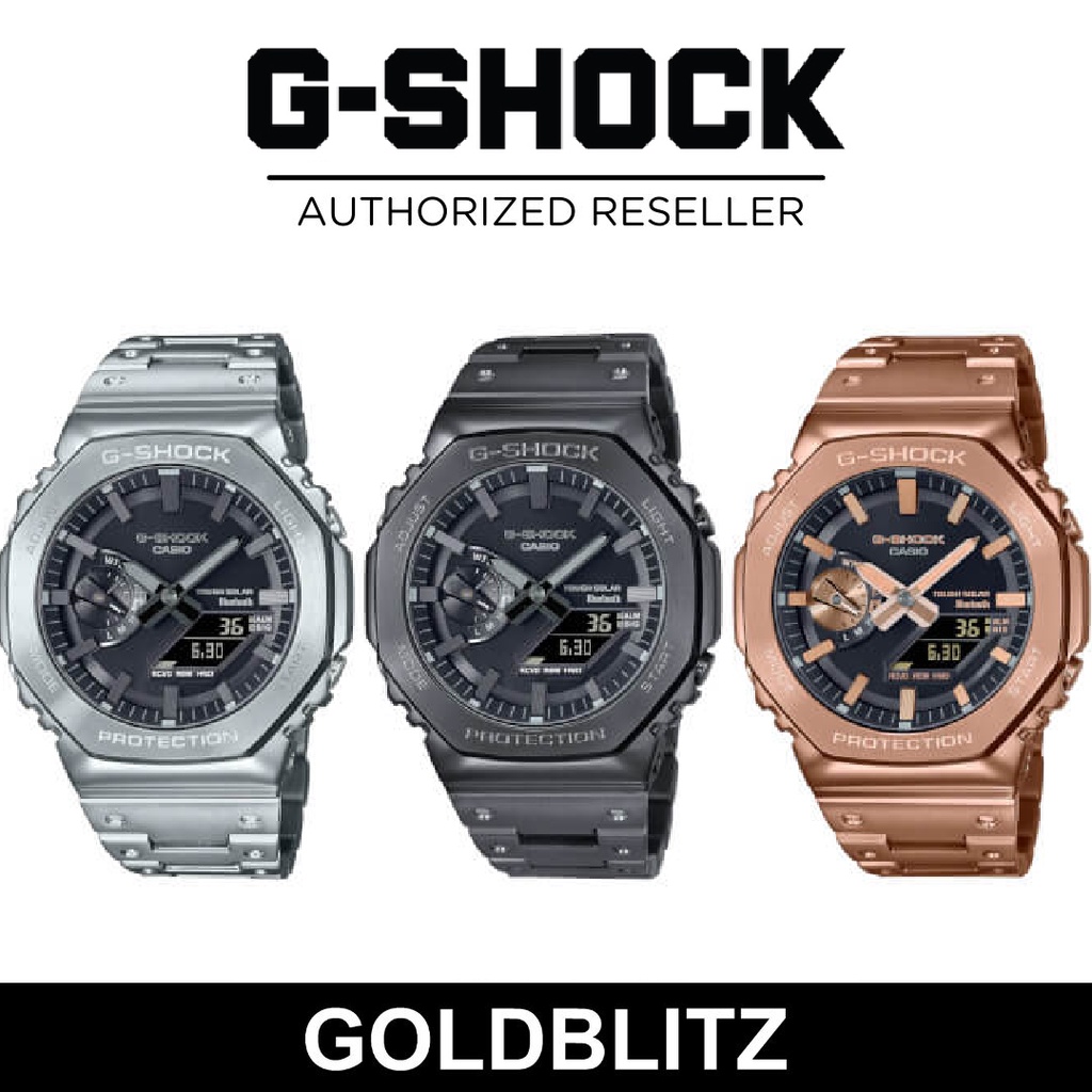 Casio G-Shock Full Metal GM-B2100 GM-B2100D-1A GM-B2100BD-1A GM-B2100GD-5A Bluetooth Tough Solar ...