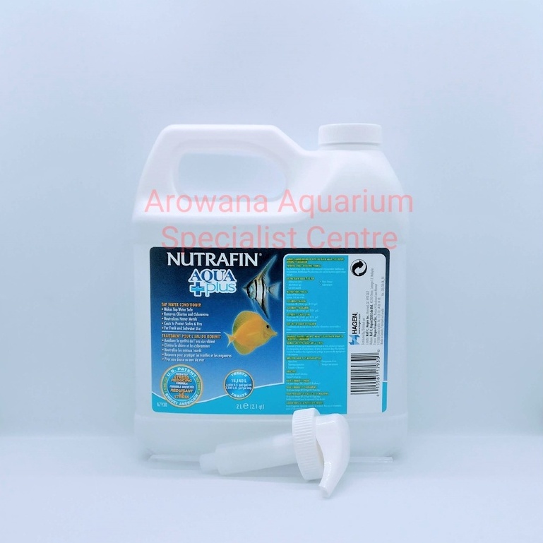 Nutrafin Aqua Plus 2 L (2.1 qt), Treats 15,140 L [Water Treatment] Koi ...