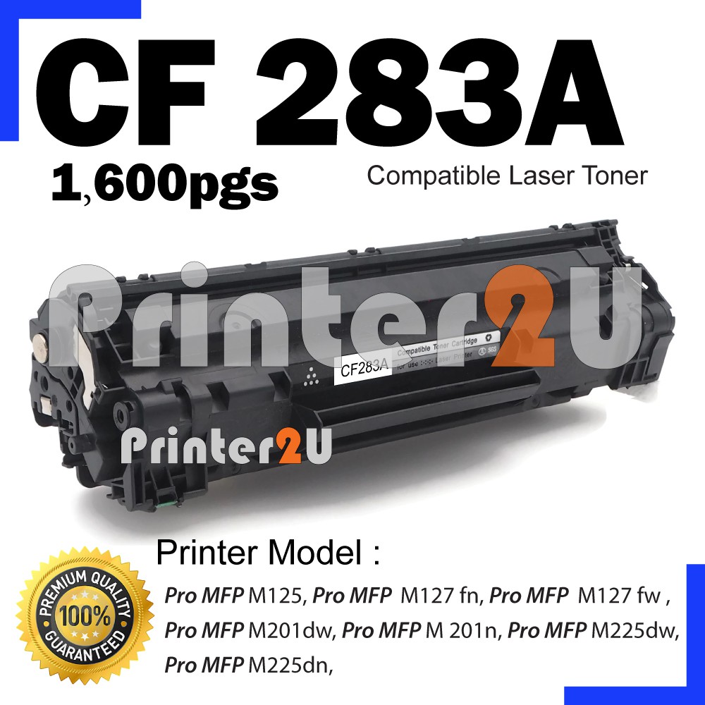 Compatible to HP Laserjet Pro MFP CF283A HP83A 83A M125a M125nw M127fn ...