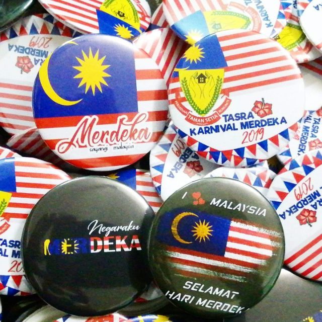 MERDEKA BUTTON BADGE | Shopee Malaysia