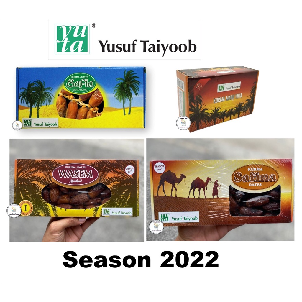 Yusuf Taiyoob Dates - Kurma Madu Yuta/Safia Bertangkai/Safina/Wasem ...