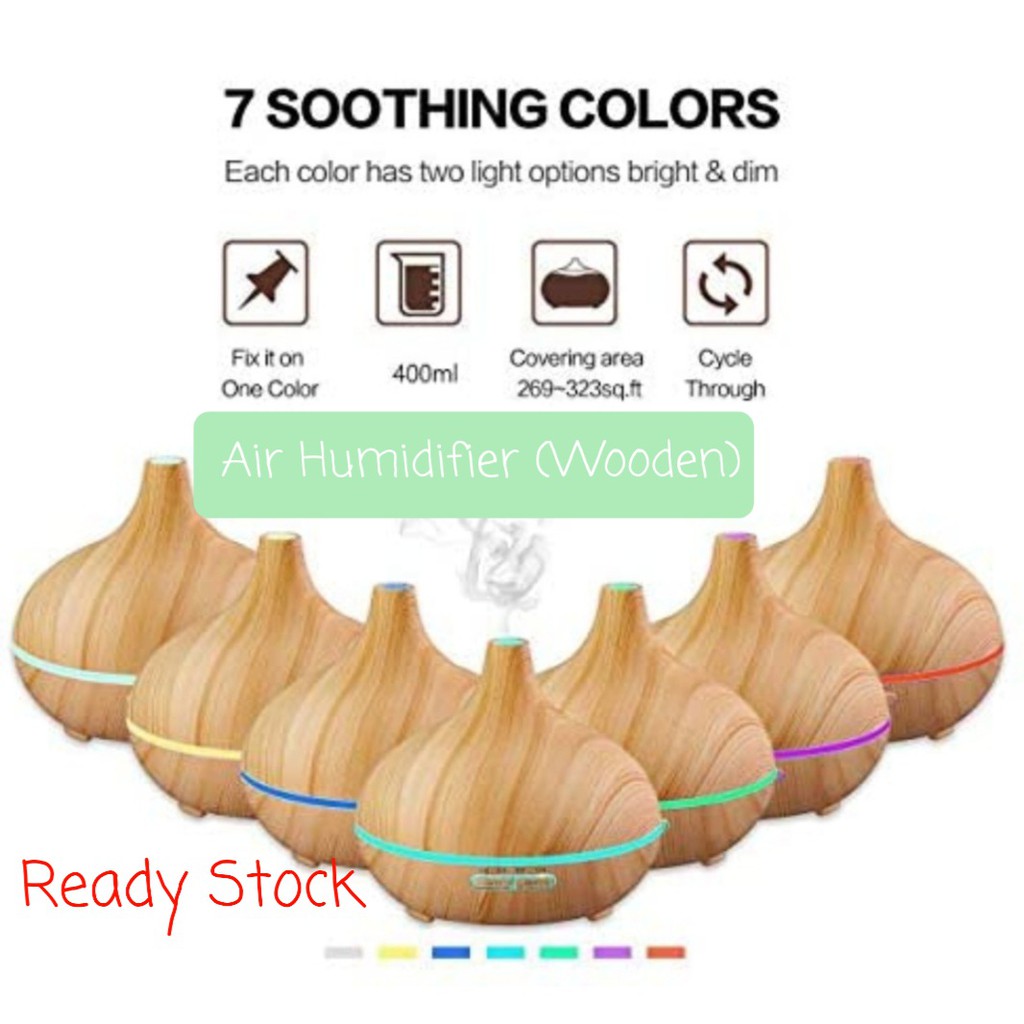 Air Humidifier with Remote Control 400ML (Ready Stock Selangor ...