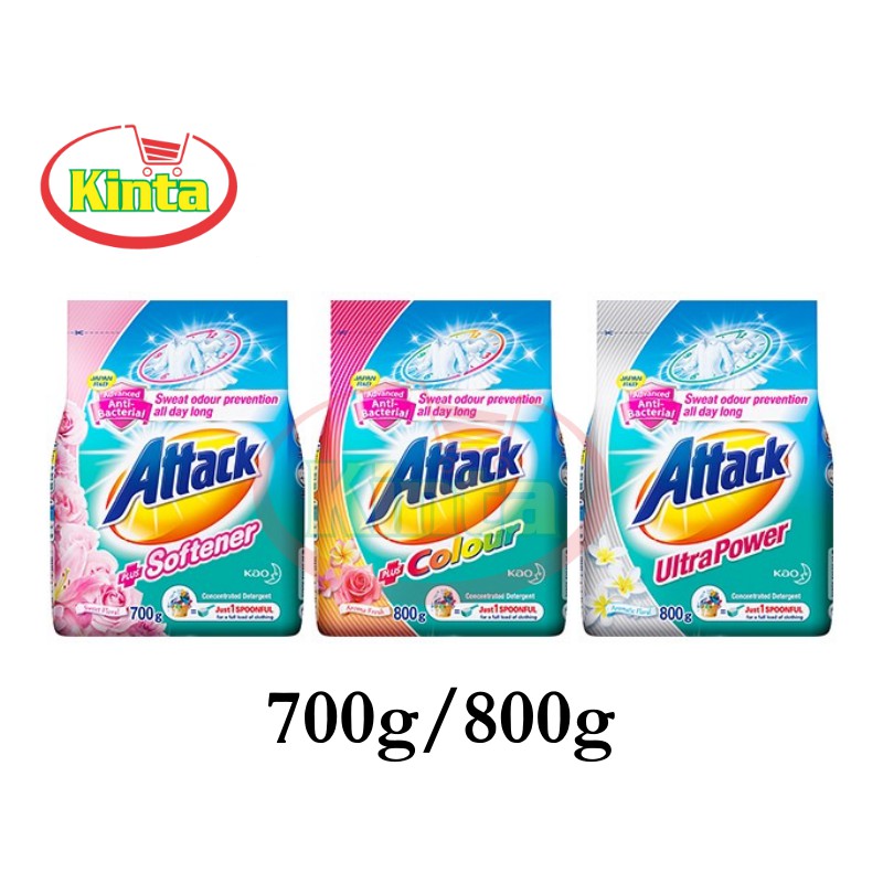 Attack Powder Detergent 700g/800g | Shopee Malaysia
