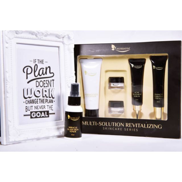 NURRAYSA MULTI SOLUTION REVITALIZING SKINCARE SERIES SET SKIN KOREAN ...