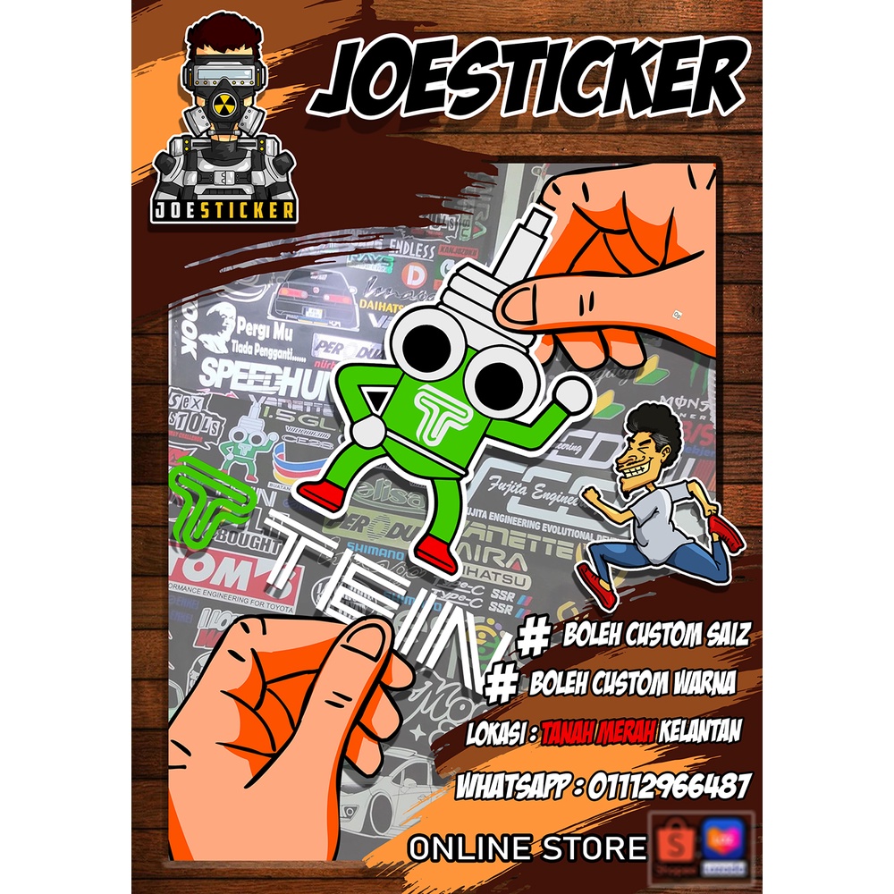 Sticker tein (custom sticker) | Shopee Malaysia