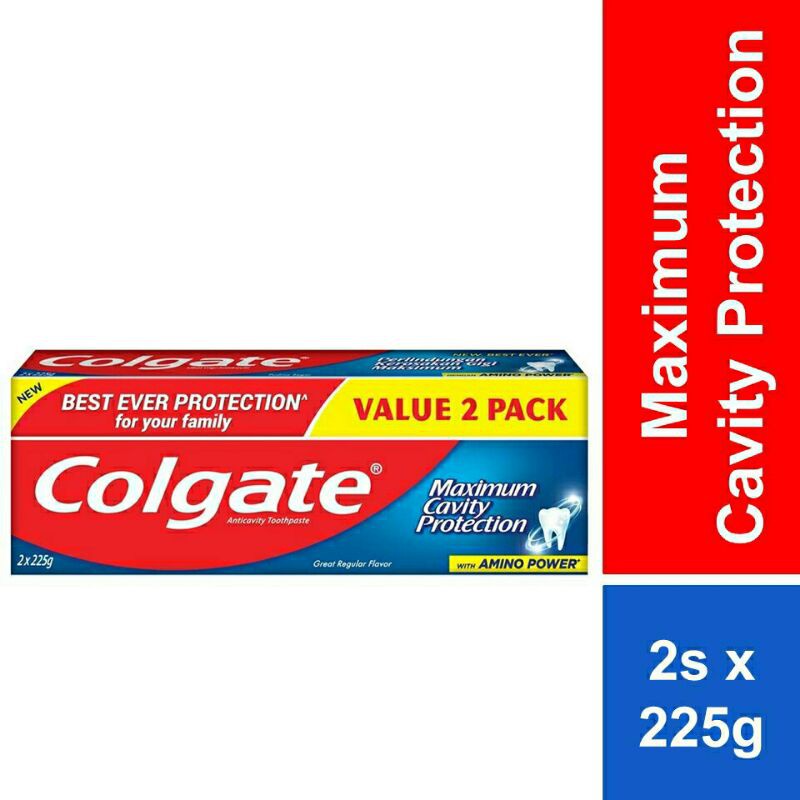 Colgate Toothpaste Great Regular Flavor 225g*2 | Shopee Malaysia